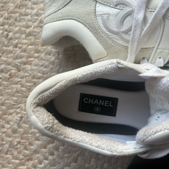 CHANEL | Shoes | Chanel Interlocking Cc Logo Nylon Sneakers | Poshmark